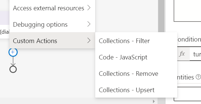 Sort order for Custom Actions flyout is off · Issue #3180 · microsoft/BotFramework-Composer · GitHub