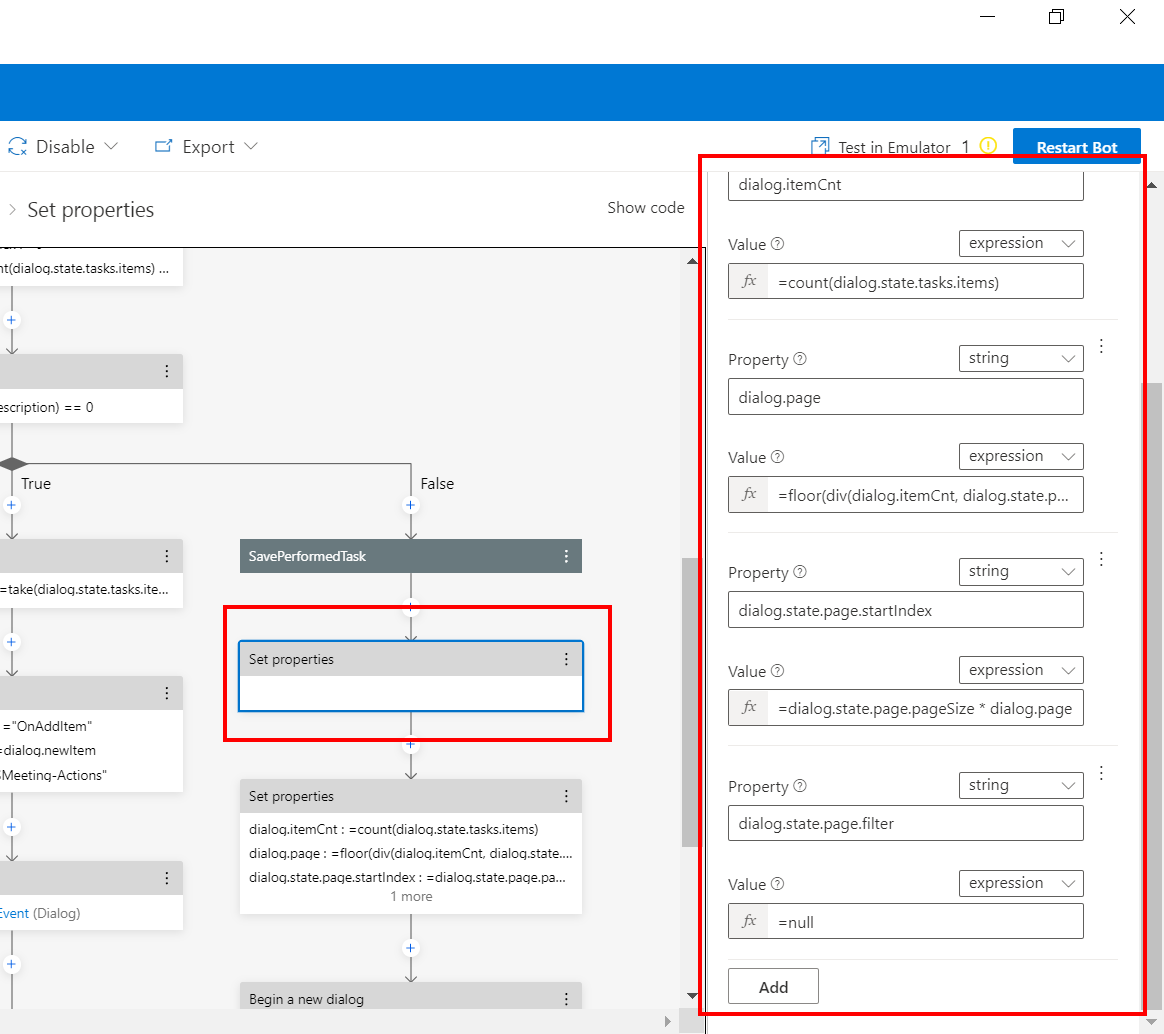 Property page for new action not displayed · Issue #4276 · microsoft/BotFramework-Composer · GitHub