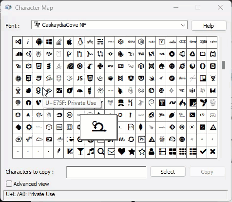 Missing Azure Icon in 3.0.0 · Issue #1186 · ryanoasis/nerd-fonts · GitHub