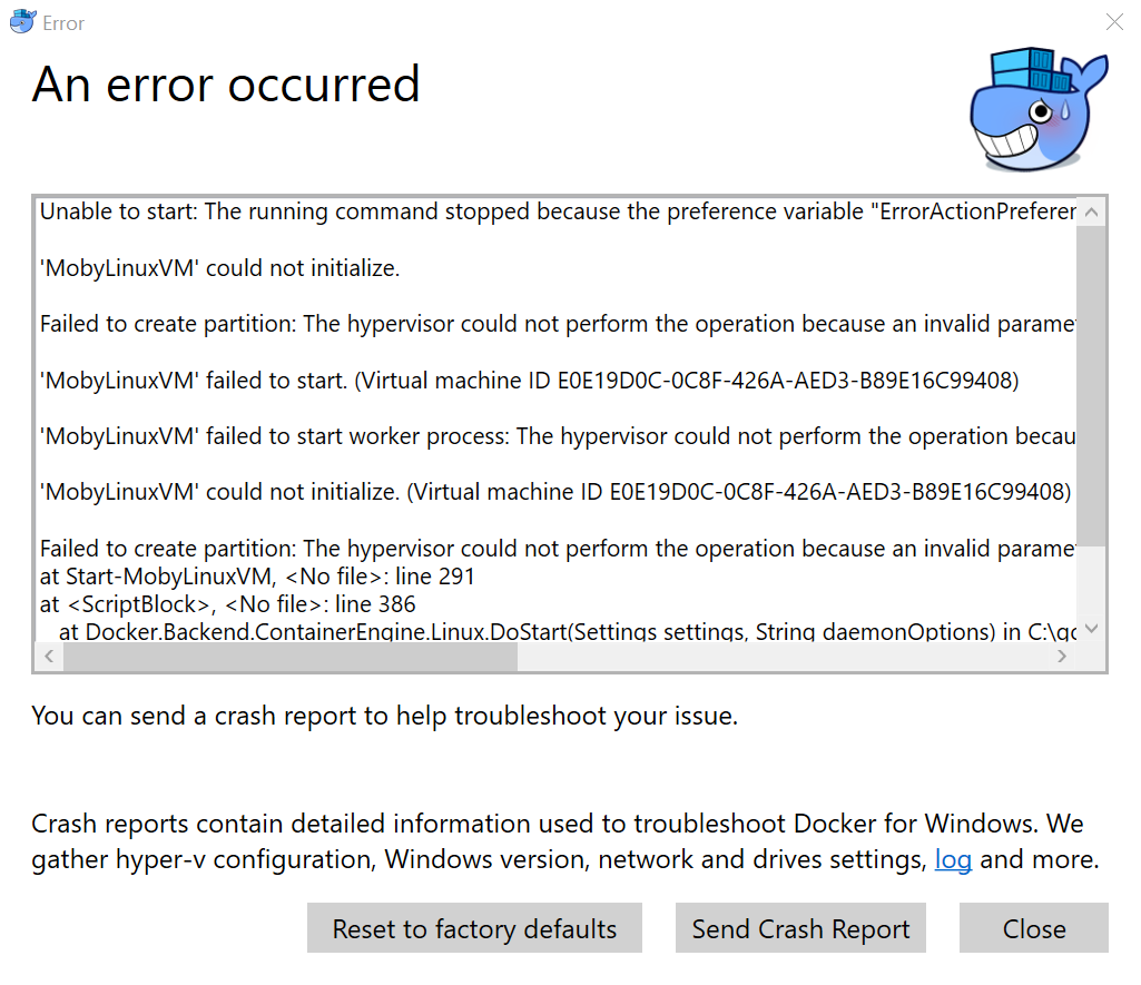 Windows 10 Docker Installation Problems · Issue #1090 · docker/for-win · GitHub