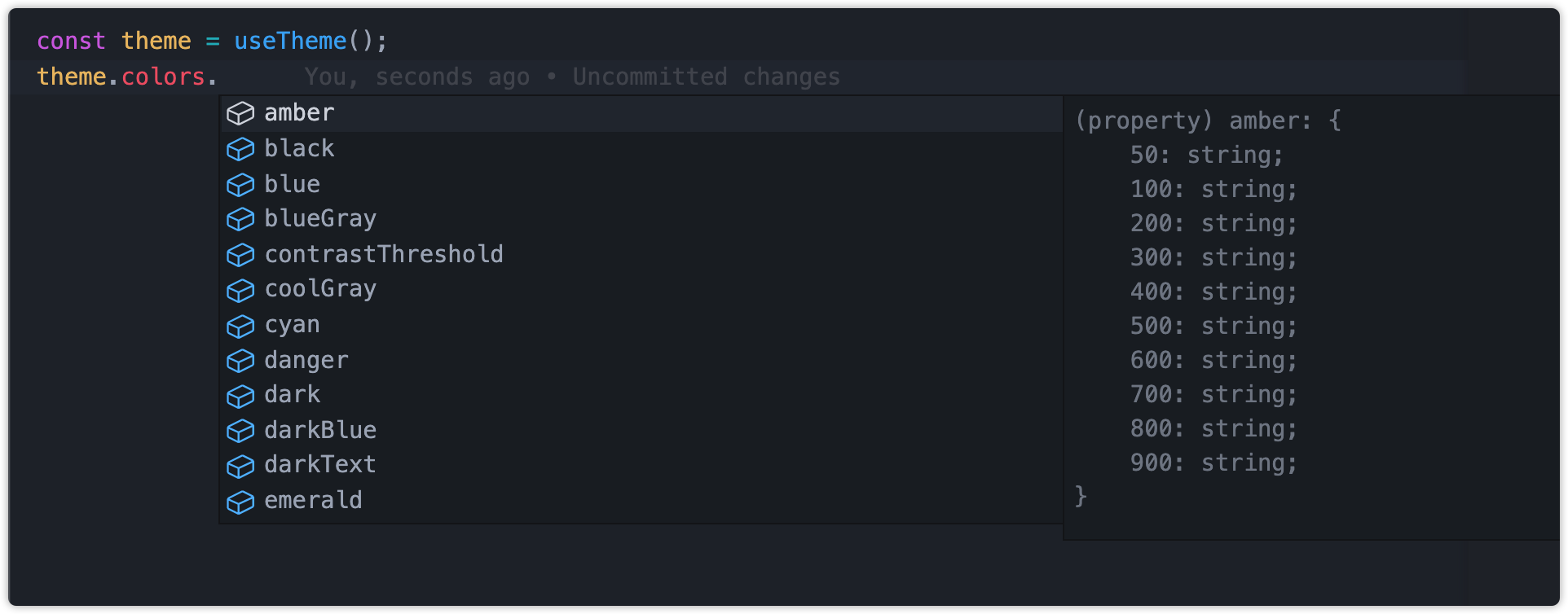 [Colors type] theme base's derived colors without type · Issue #4494 ...