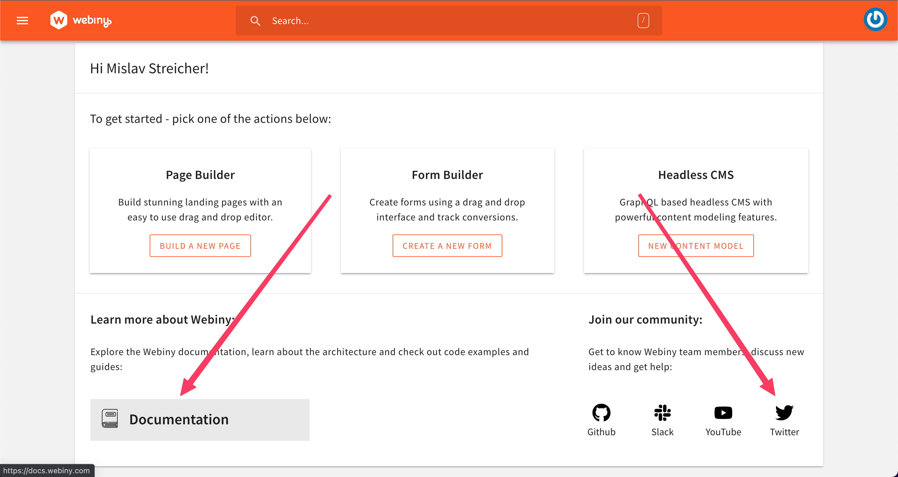 Admin app - update referral links · Issue #2296 · webiny/webiny-js · GitHub