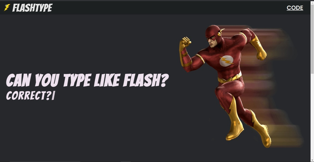 GitHub - Divyansh0811/Flash-Type: Want to see how fast you can type ...