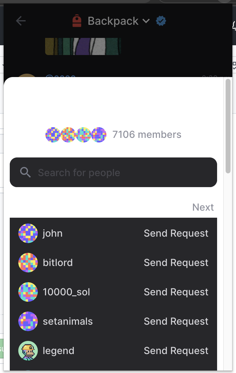 all chat info menu needs ui polish · Issue #2304 · coral-xyz/backpack · GitHub