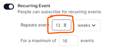 [CAL-1468] Recurring Event input too wide · Issue #8220 · calcom/cal.com · GitHub