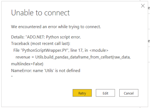 tm1py and powerbi getting started ? · Issue #306 · cubewise-code/tm1py · GitHub