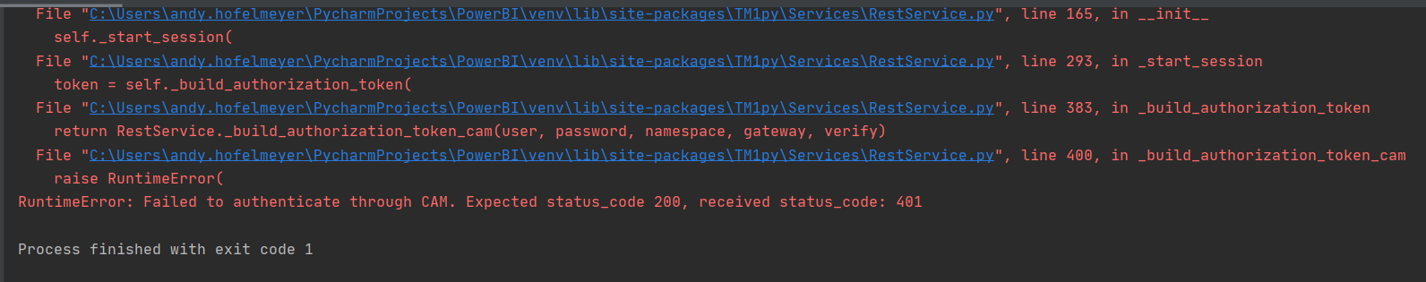 Connection to IBM cloud using tm1py · Issue #362 · cubewise-code/tm1py · GitHub
