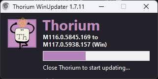 Thorium WinUpdater has bug · Issue #103 · Alex313031/Thorium-Win-AVX2 · GitHub