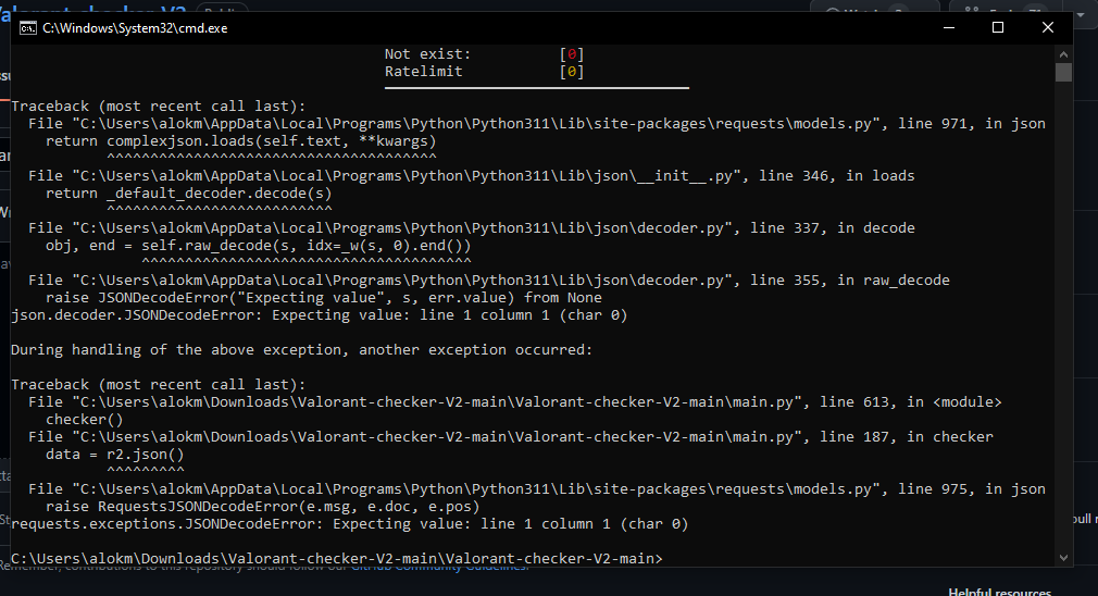 can anyone help plz , Traceback (most recent call last) · Issue #11 ...