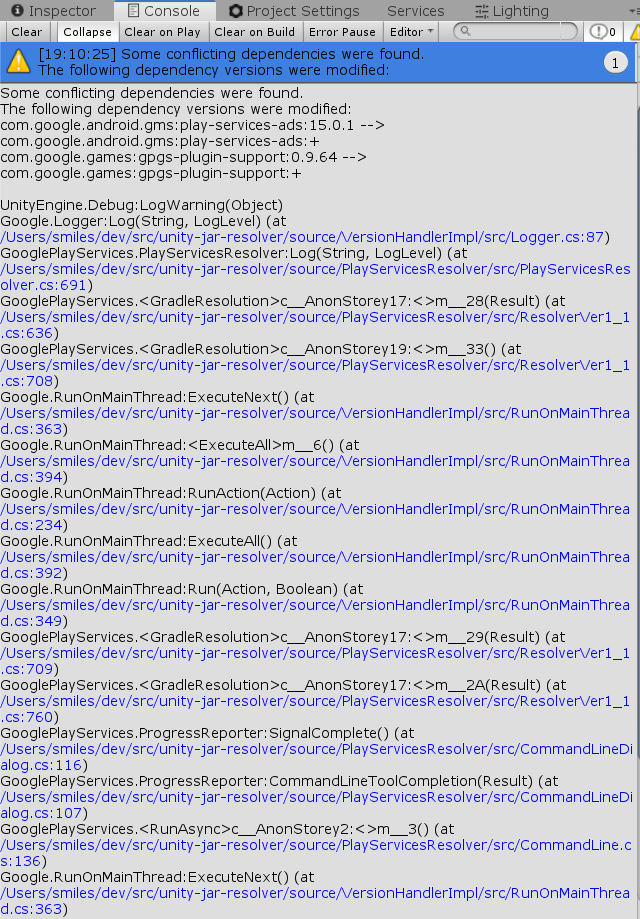 Some conflicting dependencies were found. Crashing APK after successful build. · Issue #397 ...