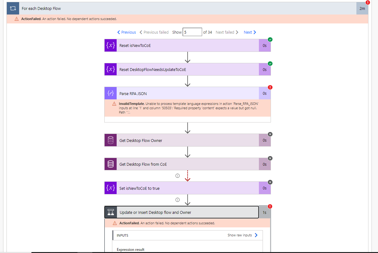 [BUG]: Admin | Sync Template v3 (Desktop flows) failed · Issue #831 · microsoft/powerapps-tools ...