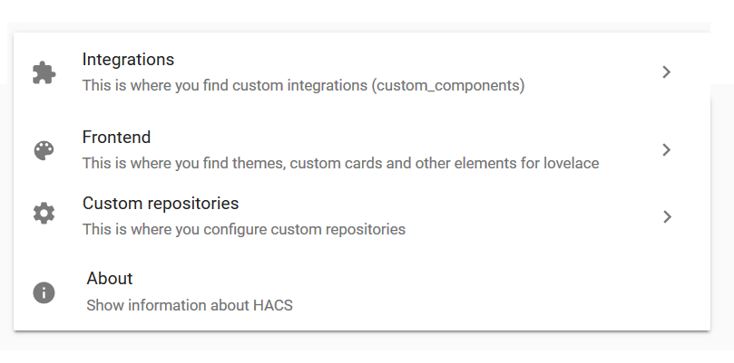 Easier access to custom repositories configuration · Issue #1321 · hacs/integration · GitHub