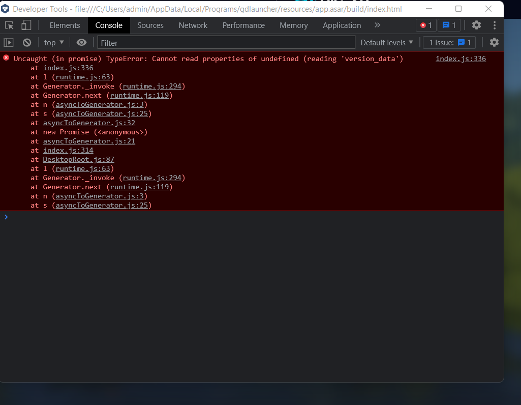 GDlauncher will not go past the loading screen. · Issue #1226 · gorilla-devs/GDLauncher · GitHub