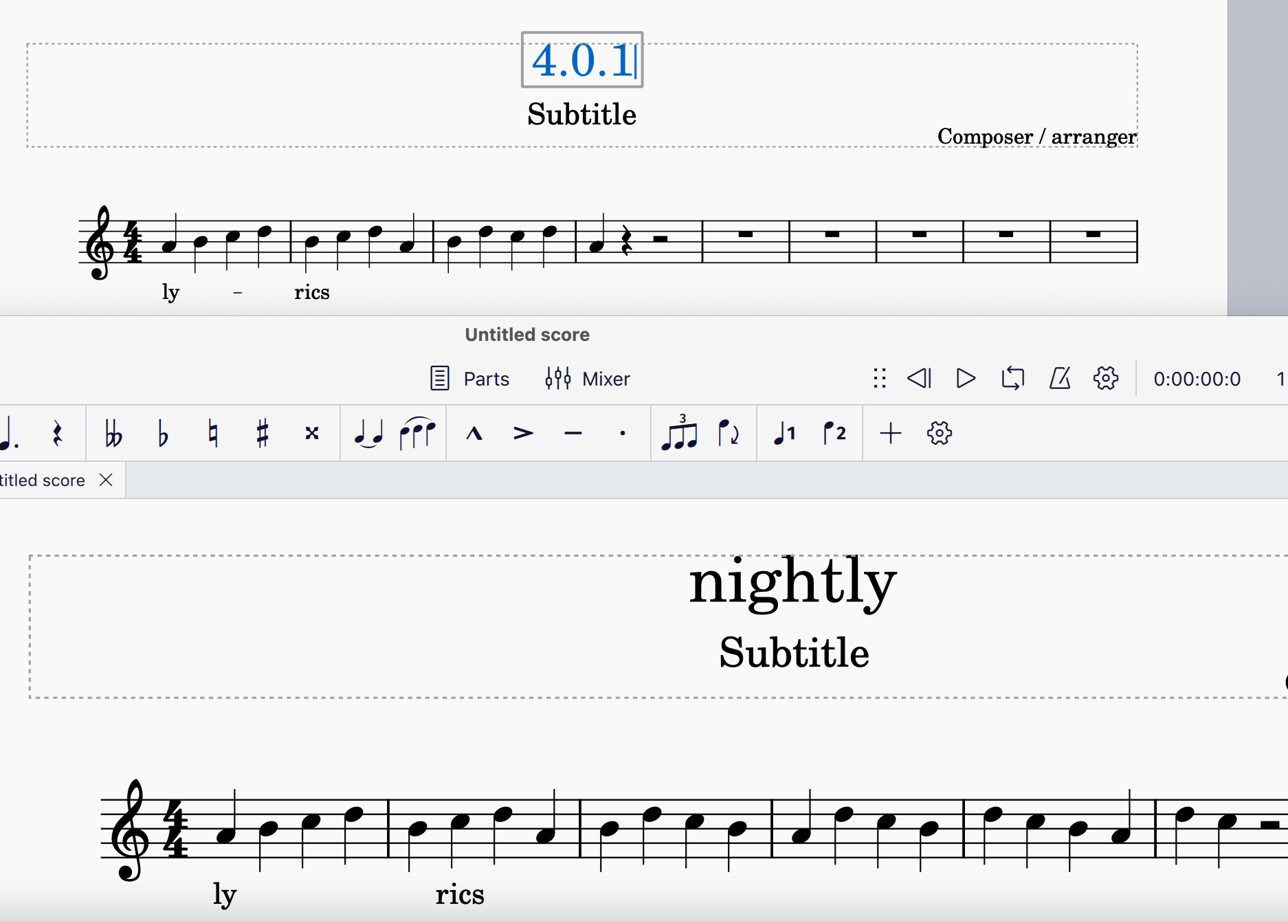 Lyrics Hyphen Over Two Notes Does Not Appear In Nightly · Issue 18750 · Musescoremusescore