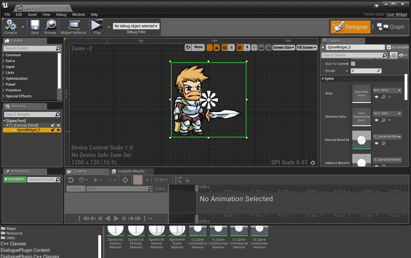 [ue4] Add UMG support · Issue #1047 · EsotericSoftware/spine-runtimes · GitHub