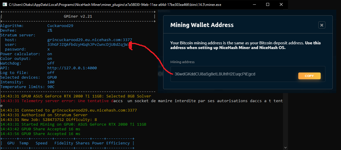 NiceHash GPU1# Error Status and not working + Error during benchmark · Issue #2141 · nicehash ...