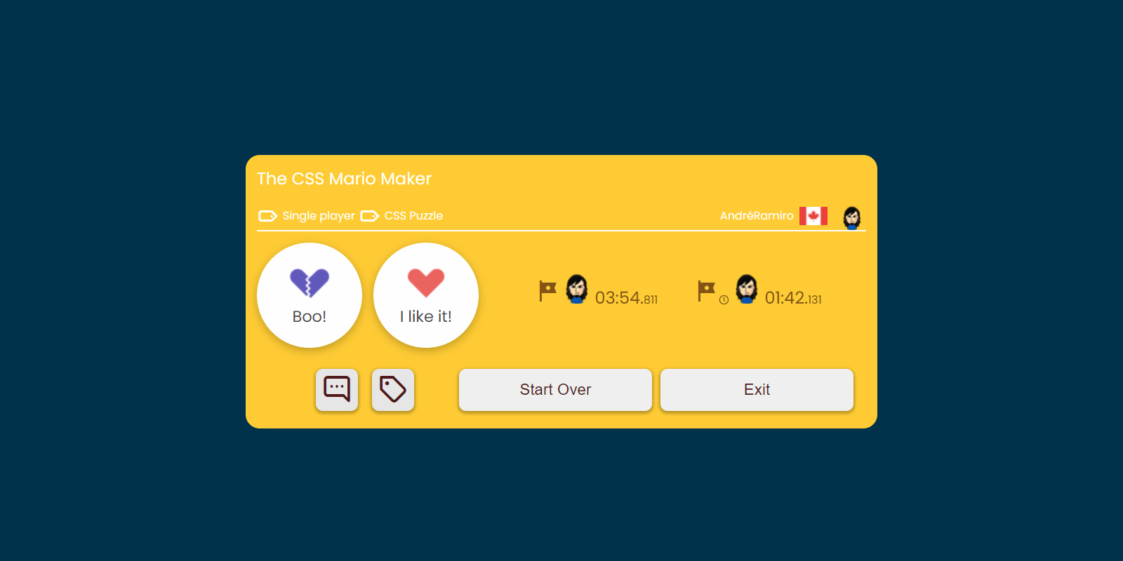 GitHub - andreramiro19/Mario-Maker-CSS: Recriando um menu do jogo Mario ...