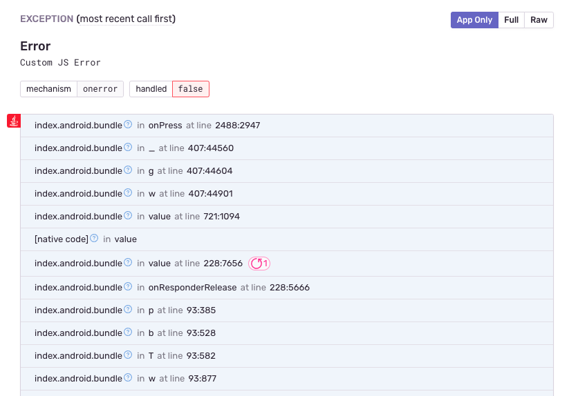 Sourcemaps Are Uploaded By Gradle But Are Not Matched Against Error Events · Issue 1943