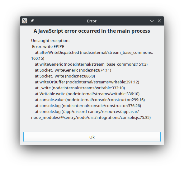 javascript error · Issue #57 · flathub/com.discordapp.DiscordCanary · GitHub