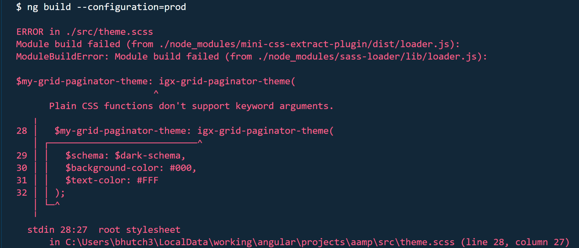 AOT Compilation Error related to igx-grid-paginator-theme inside theme.scss · Issue #6080 ...