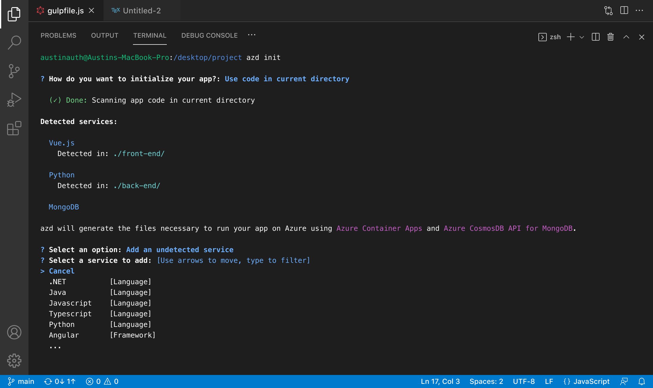 Minor changes for simplified init experience for 9/6 · Issue #2671 ...