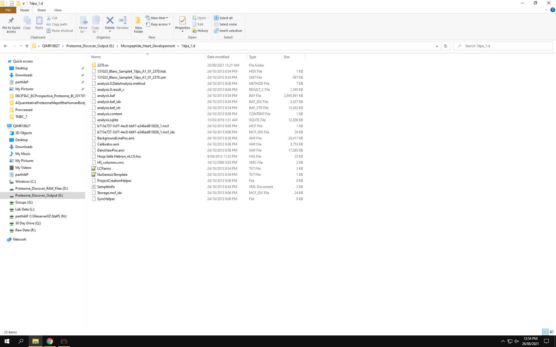 FragPipe Error message: Failed in checking ...... (.d) file · Issue #440 · Nesvilab/FragPipe ...