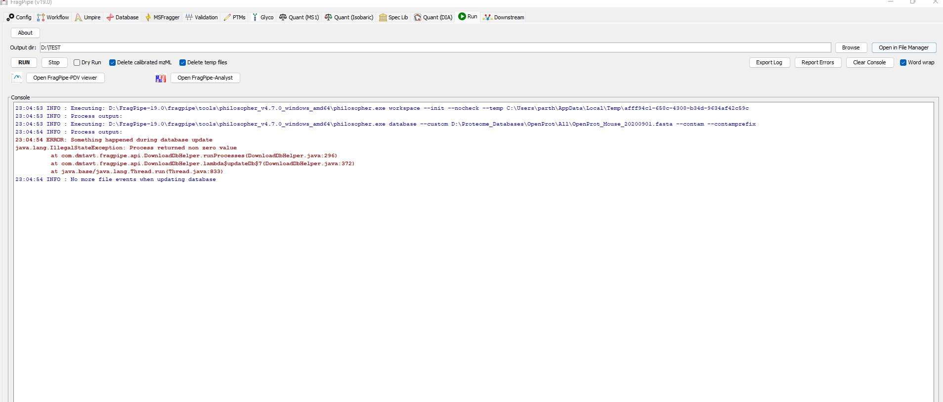 Java Lang Illegalstateexception Something Happened During Database Update · Issue 957