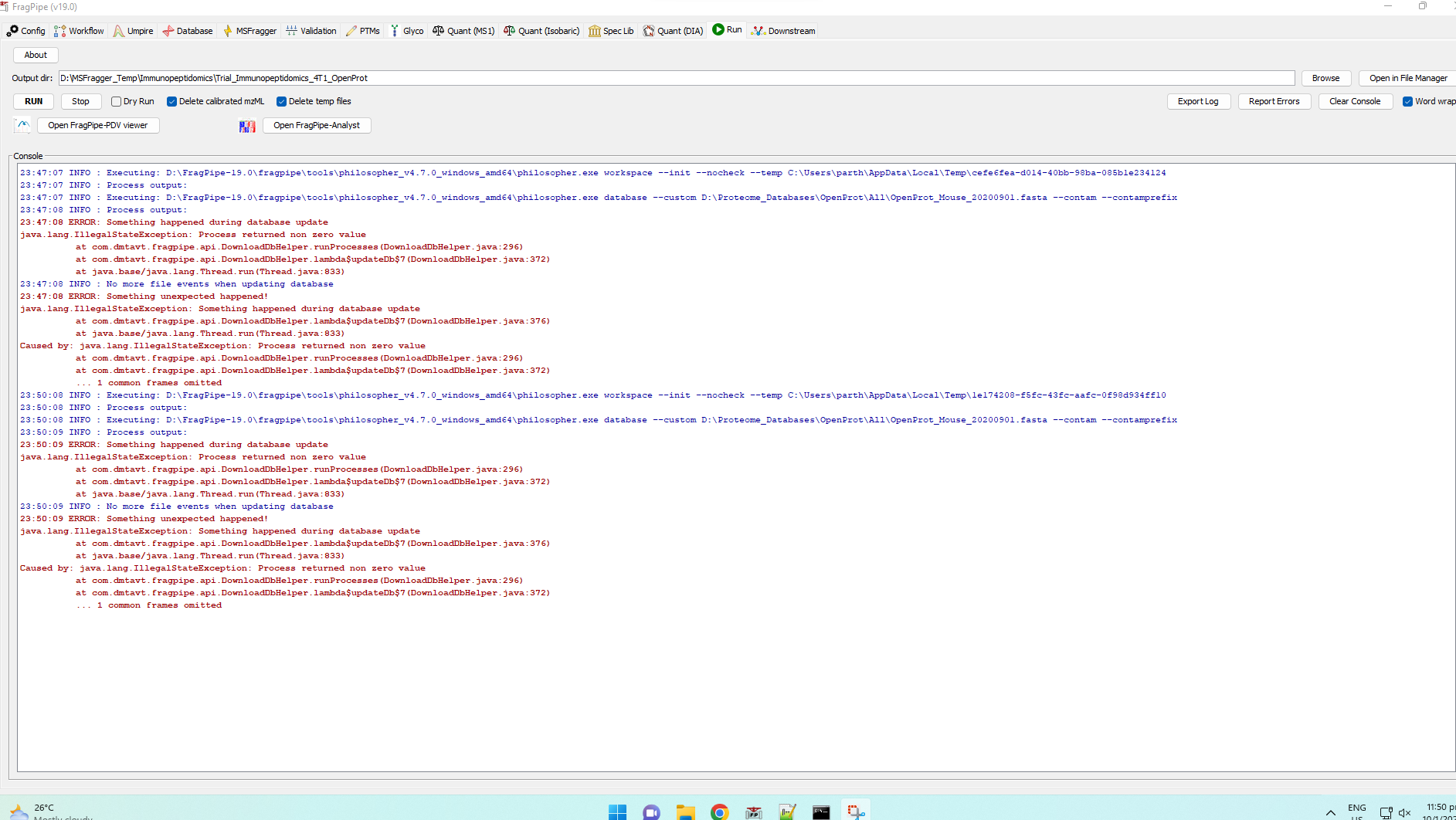 Java Lang Illegalstateexception Something Happened During Database Update · Issue 957