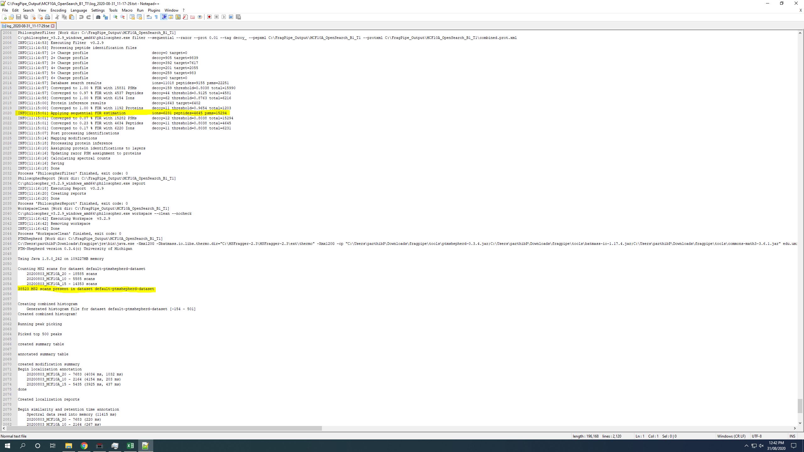 Where do I find # of MS/MS and # of PSM from FragPipe output file? · Issue #94 · Nesvilab ...