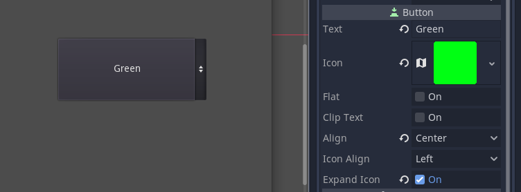 OptionButton Icon texture type cannot be changed in inspector only in Item list · Issue #76460 ...