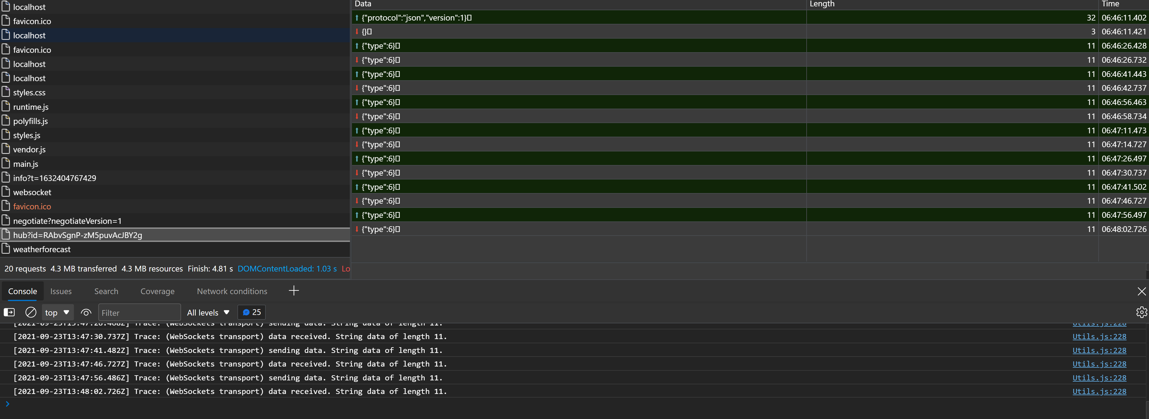 Signalr Can T Connect On Latest Rc1 Angular Template · Issue 36661 · Dotnet Aspnetcore · Github