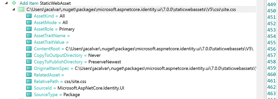 Regression in Static Web Assets in newer MSBuild versions · Issue #8153 · dotnet/msbuild · GitHub