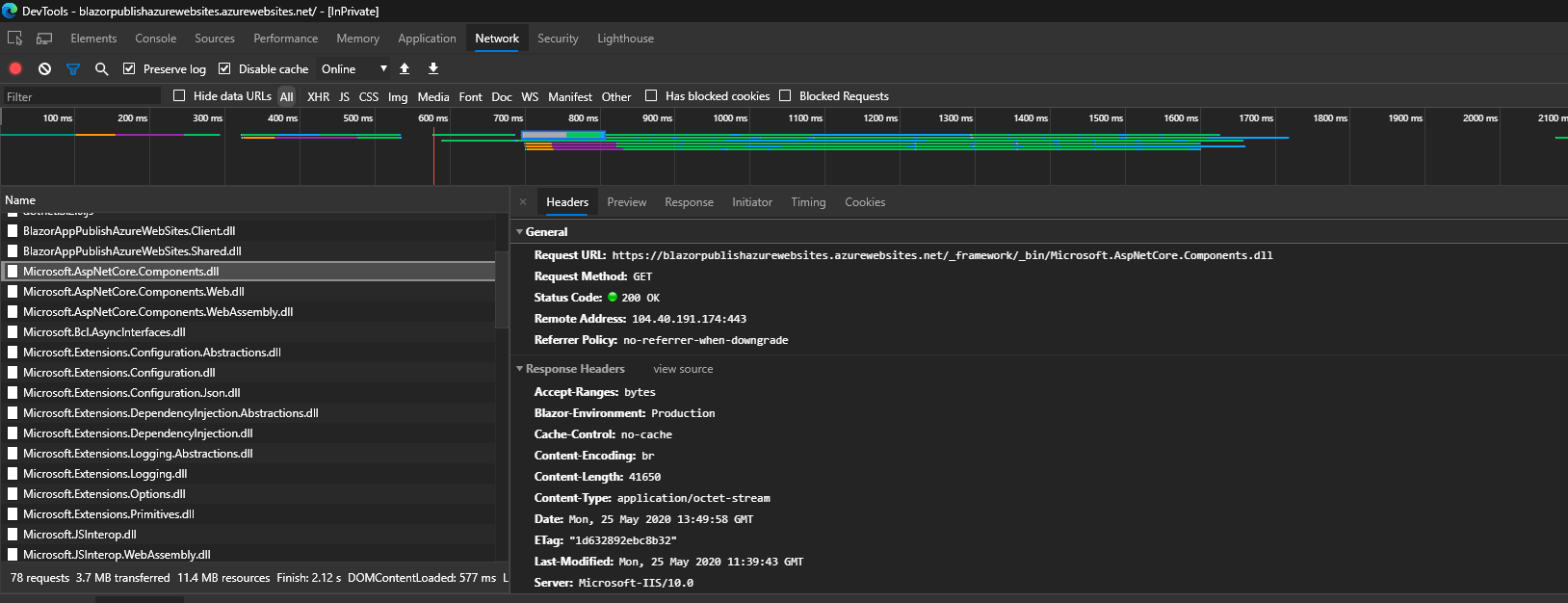 Blazor Large Download Size · Issue 22141 · Dotnetaspnetcore · Github