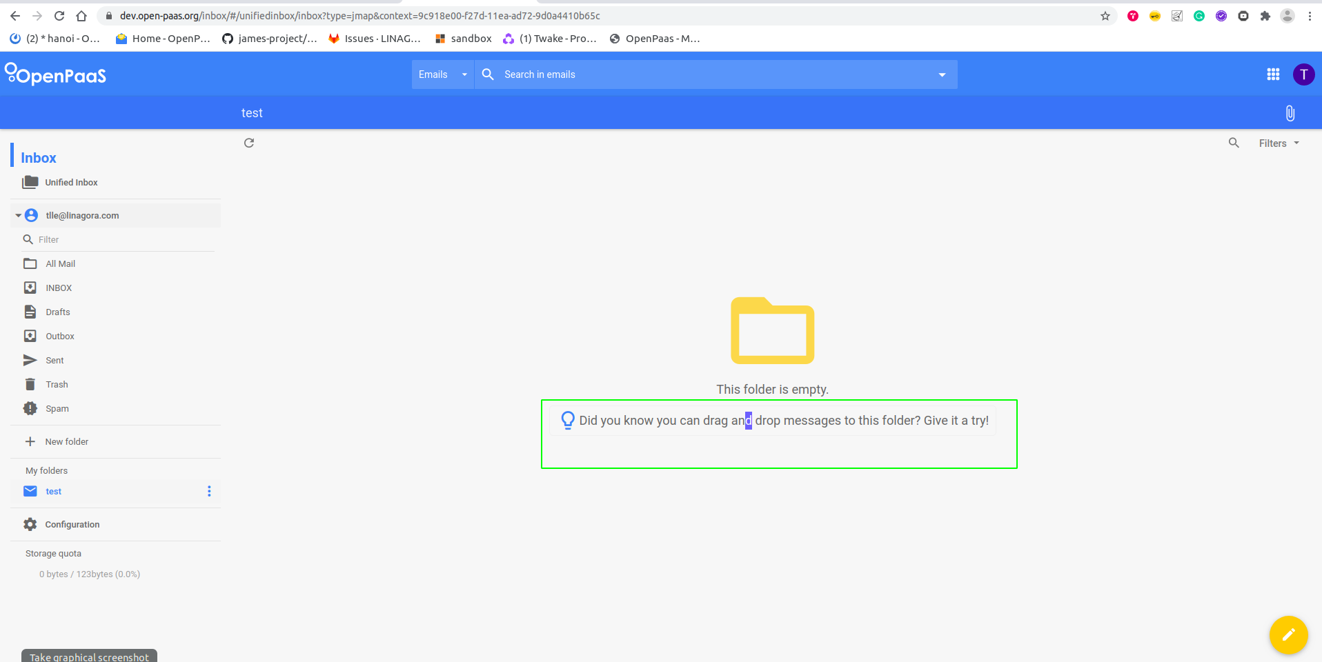 & displayed on empty folder · Issue #115 · linagora/esn-frontend-inbox · GitHub