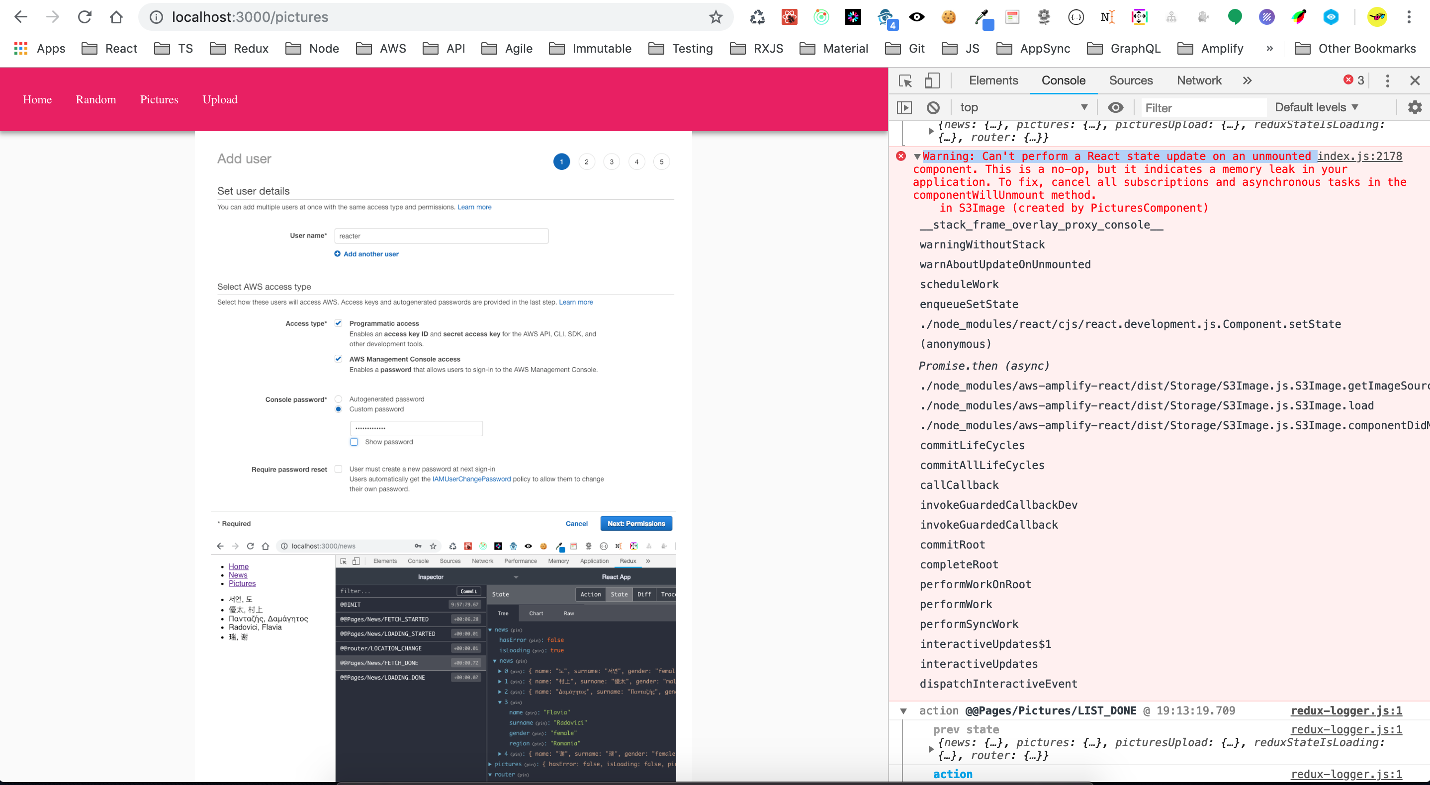 Warning Can T Perform A React State Update On An Unmounted · Issue