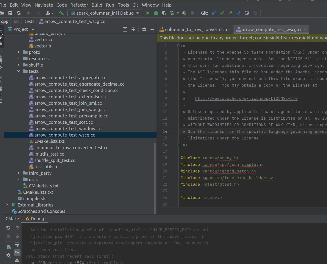 How to build the native cpp module of this project? · Issue #618 · oap-project/gazelle_plugin ...