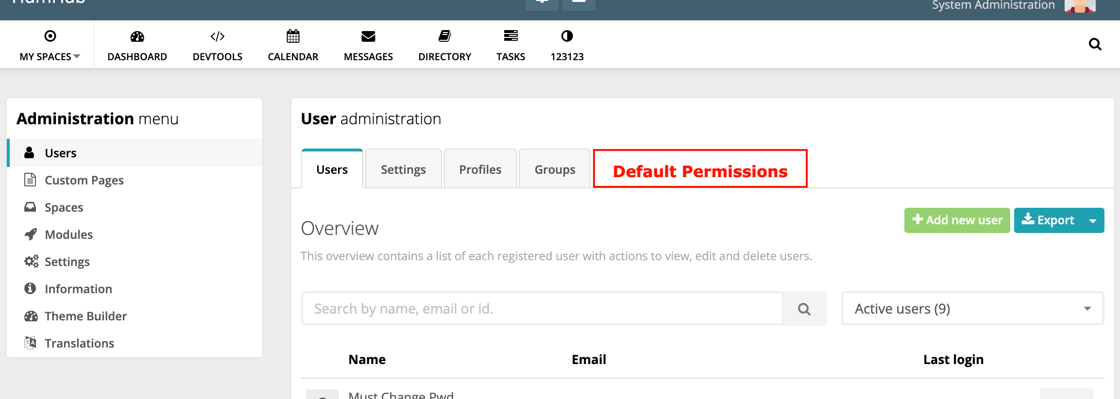 Editable ContentContainer Default Permissions · Issue #4670 · humhub ...