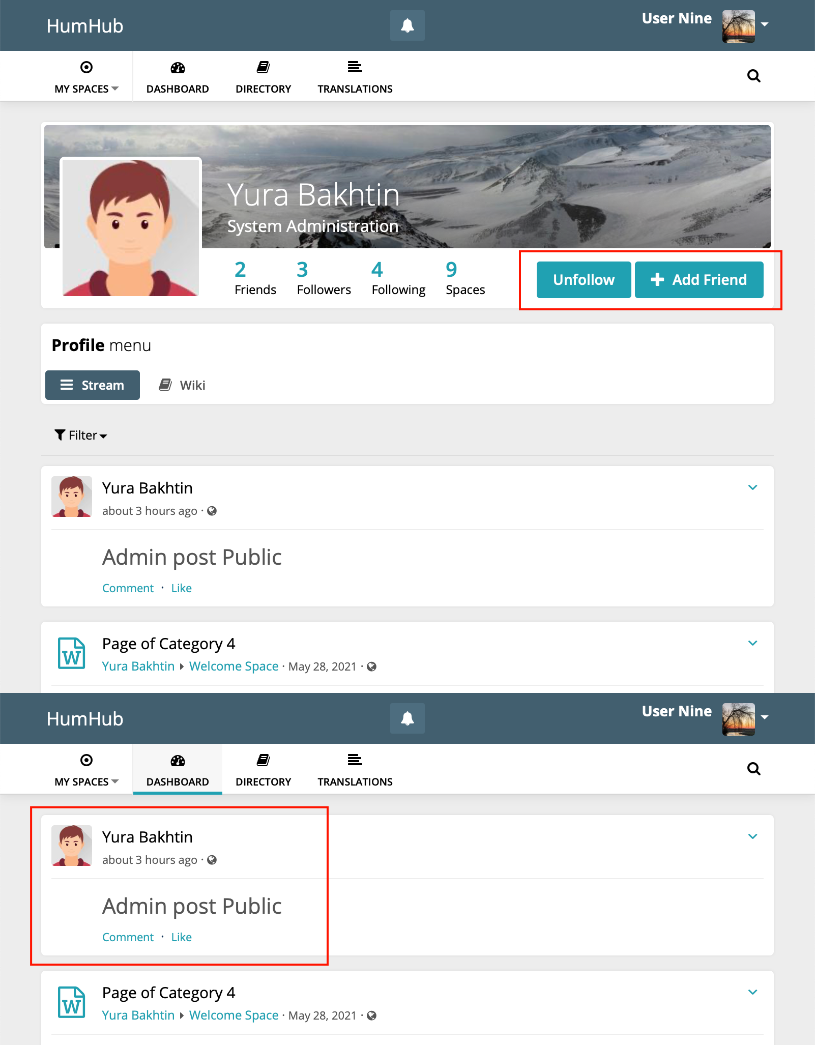 Follow functionality independent of Friendship · Issue #5089 · humhub/humhub · GitHub