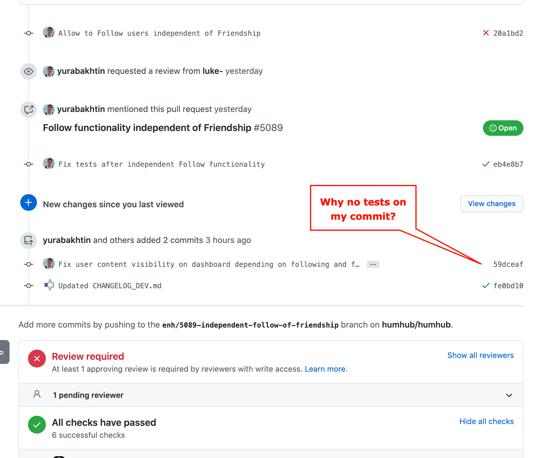 Follow functionality independent of Friendship · Issue #5089 · humhub ...
