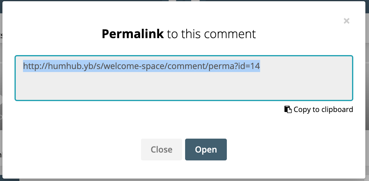 Deep links/Permalinks to comments · Issue #4399 · humhub/humhub · GitHub