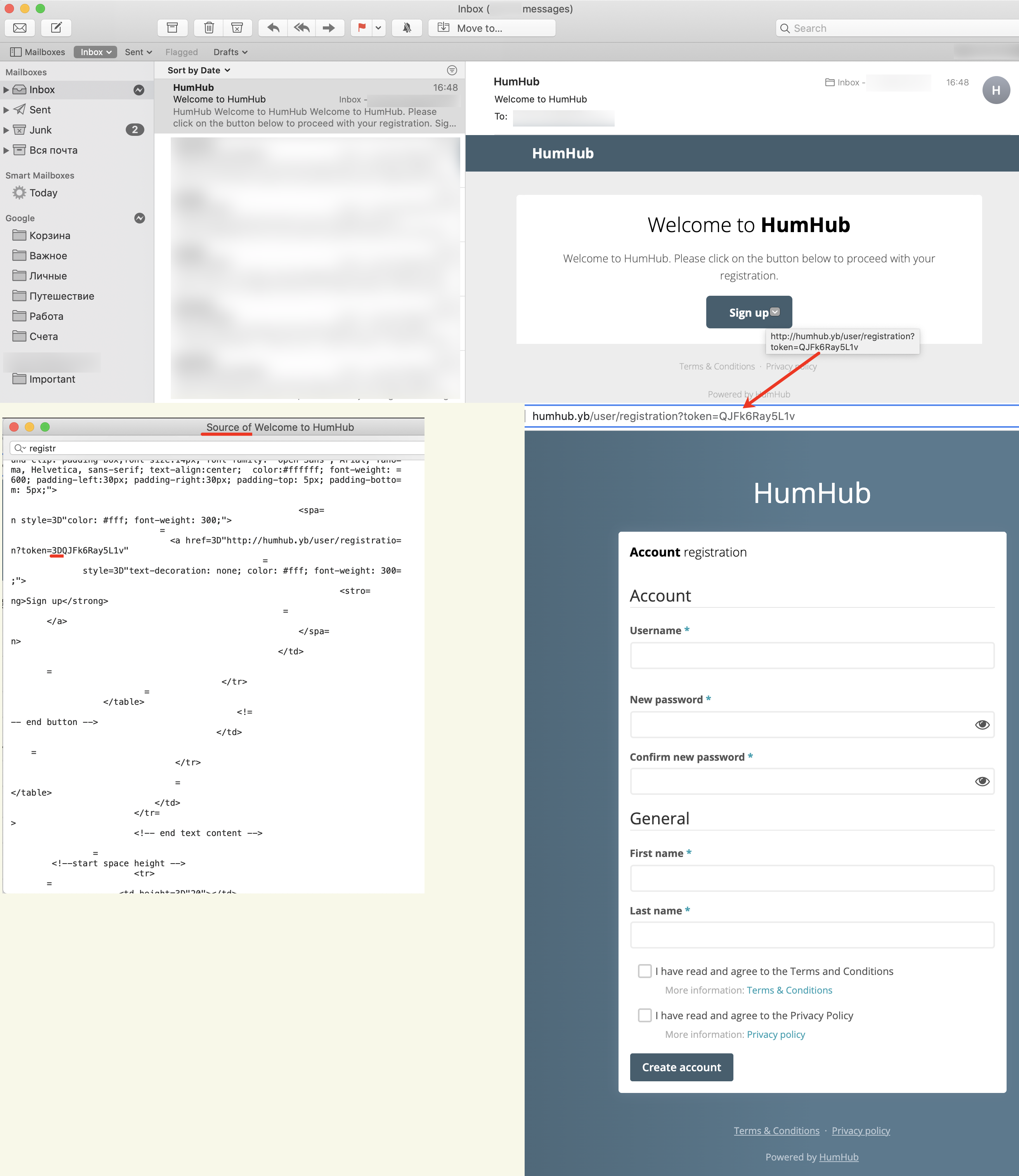 Registration token rendered using PHP 8.0.9 · Issue #5244 · humhub/humhub · GitHub
