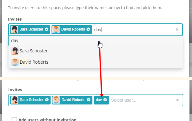 User picker - option to remove single users missing · Issue #5780 ...