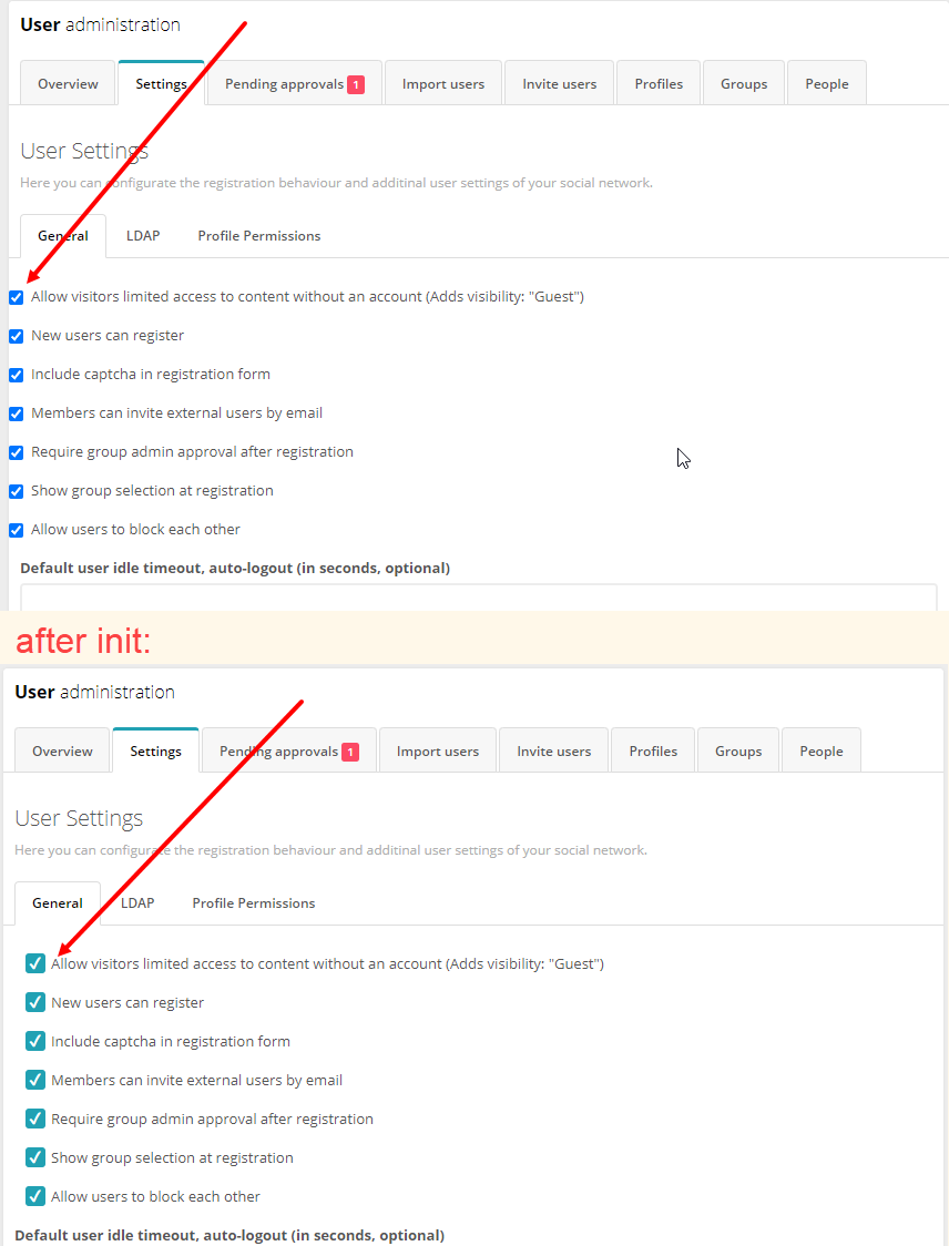 Improve checkbox style on load page · Issue #5809 · humhub/humhub · GitHub