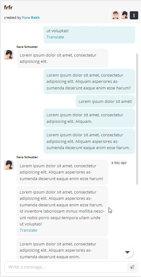 Scroll Down Button · Issue #289 · humhub/mail · GitHub