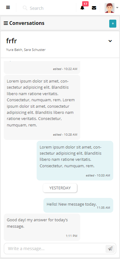 "-edited" information in speech bubble · Issue #290 · humhub/mail · GitHub