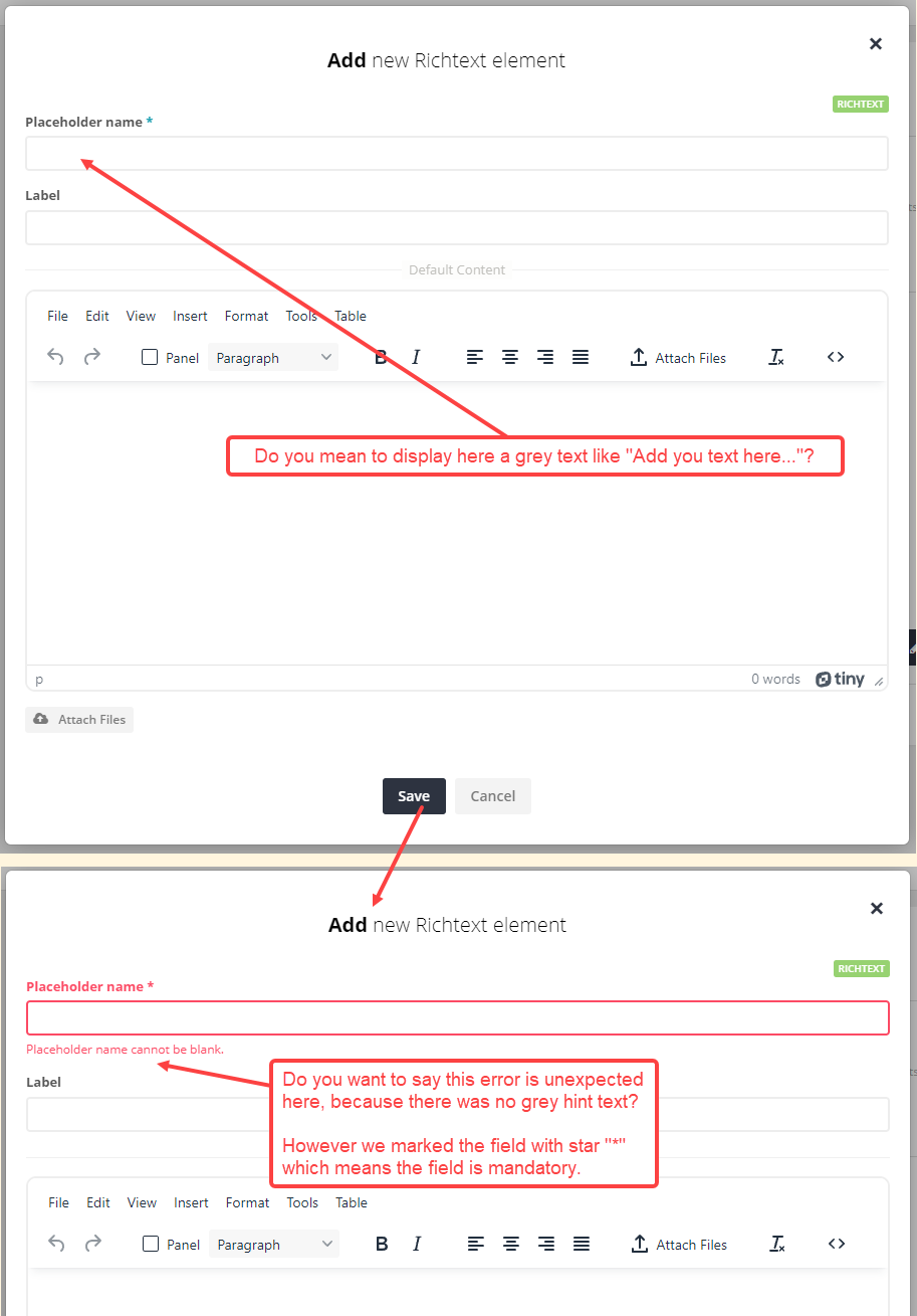 Rich Text in page editor - Minor issue · Issue #259 · humhub/custom-pages · GitHub