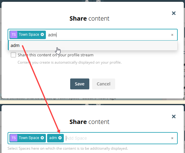 Space Picker allows custom Input · Issue #6187 · humhub/humhub · GitHub