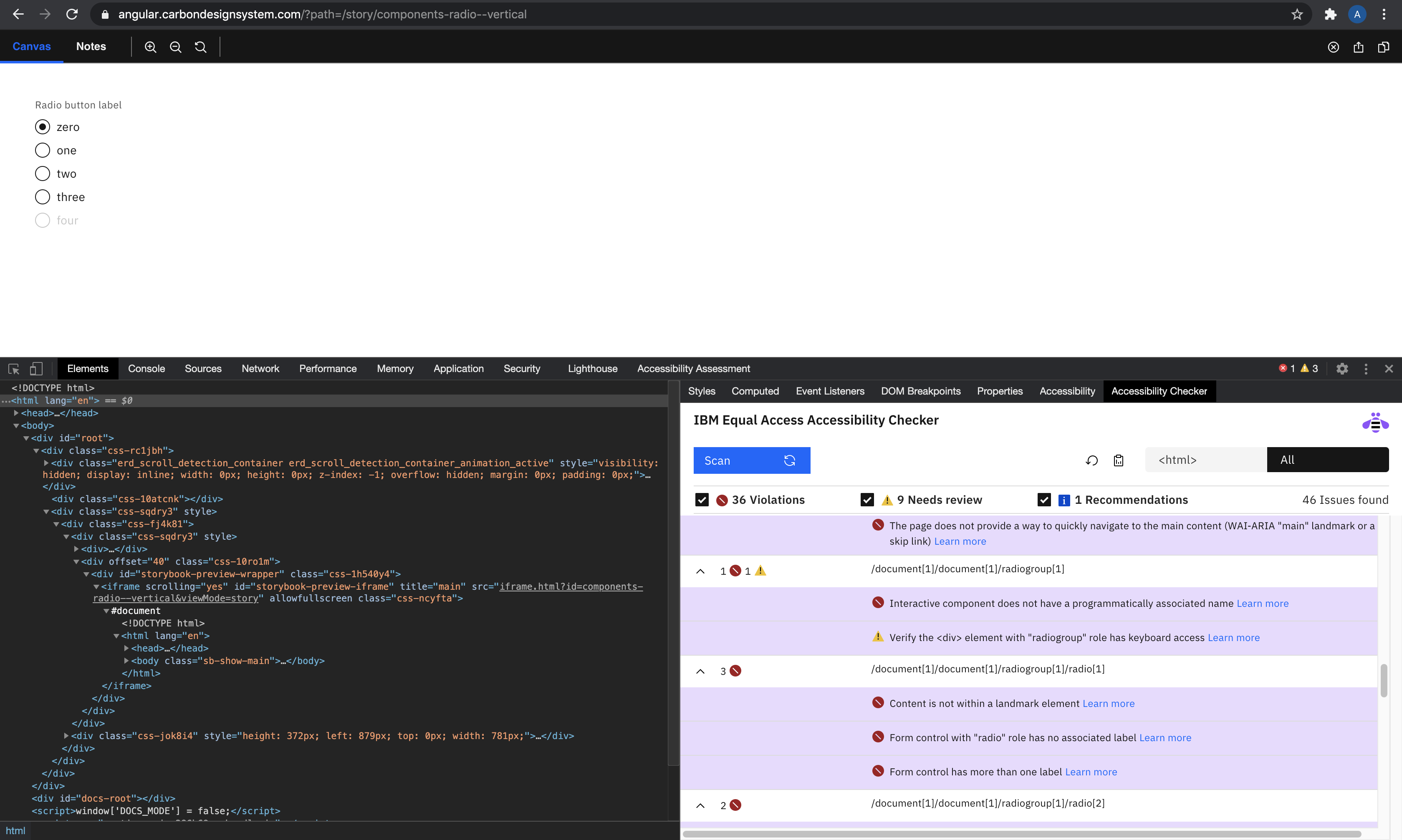 ibm-radio-group AVT issue · Issue #1642 · carbon-design-system/carbon-components-angular · GitHub