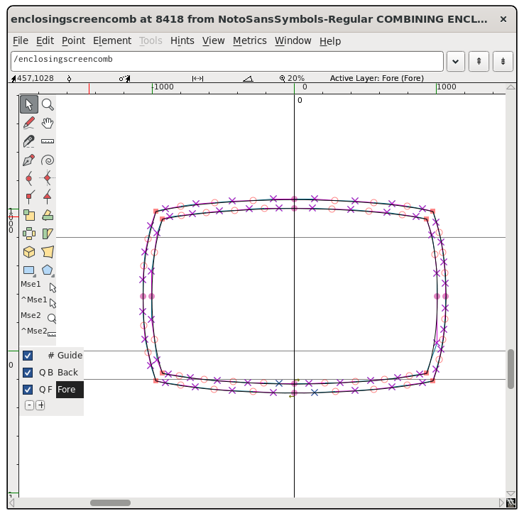Combining enclosing circle is centered on the zero line · Issue #23 ...