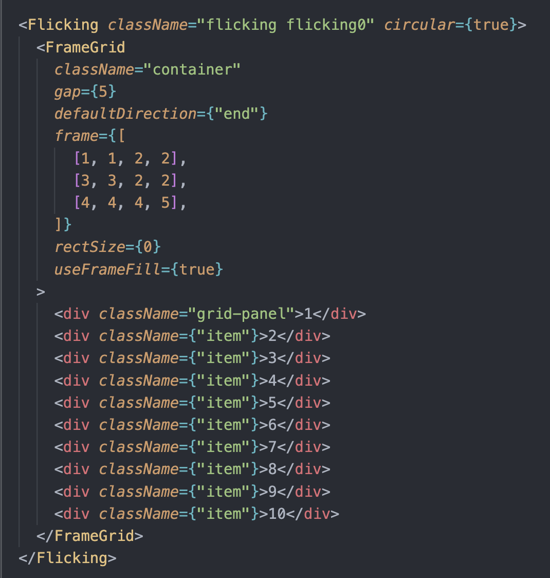 Flicking 과 Grid를 같이사용할때 문제 · Issue #712 · naver/egjs-flicking · GitHub